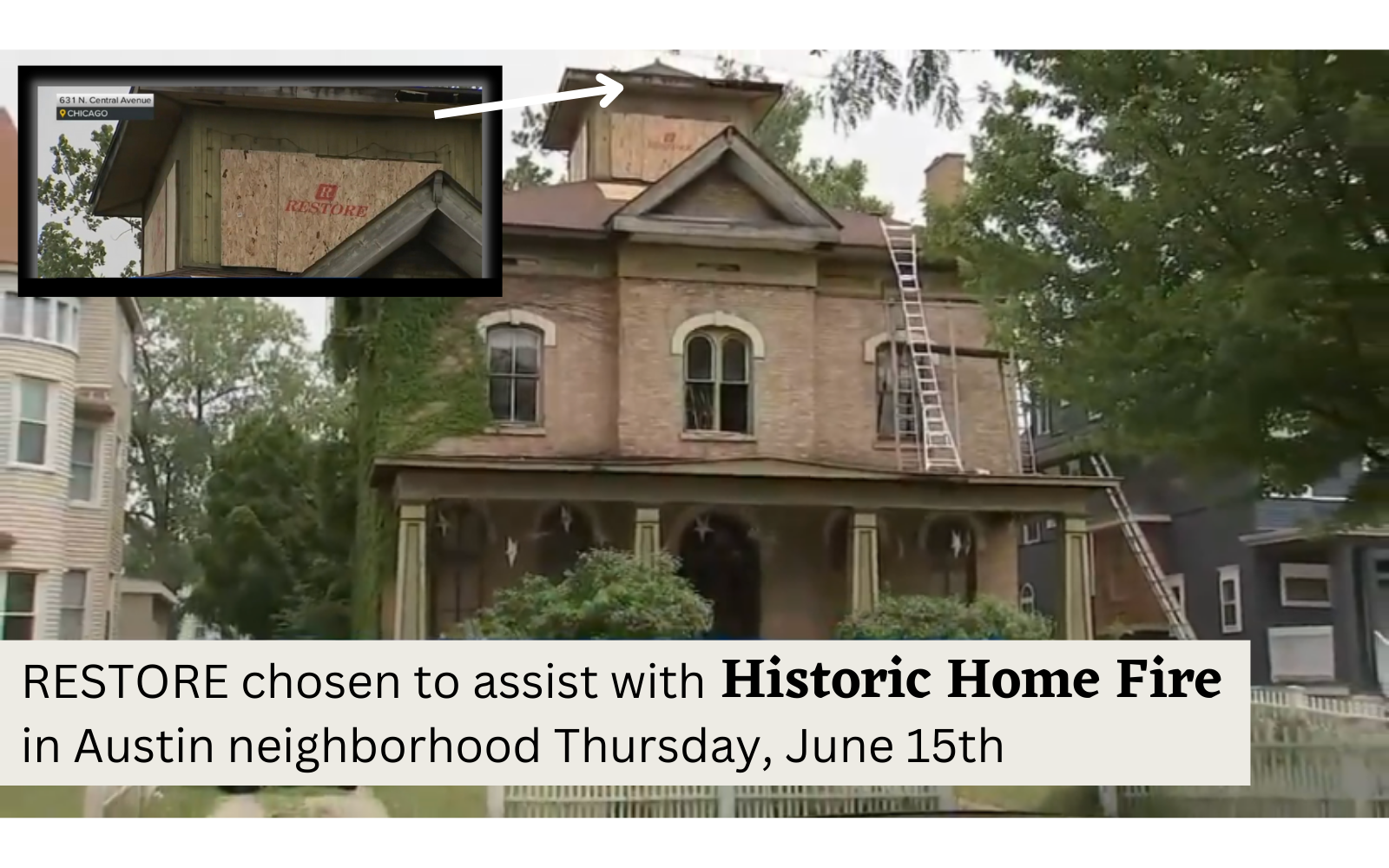 Historic Home Fire June 15 - Restore Disaster Restoration